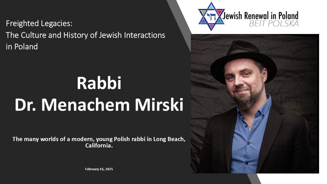Rabbi dr Menachem Mirski The many worlds of a modern, young Polish ...