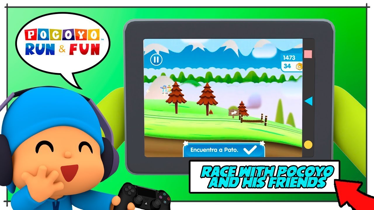 🎮 POCOYO GAMEPLAY - RACE with POCOYO and his FRIENDS | Funny video ...