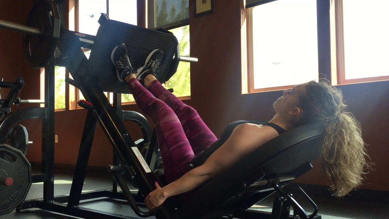 Frog stance leg press - YouTube
