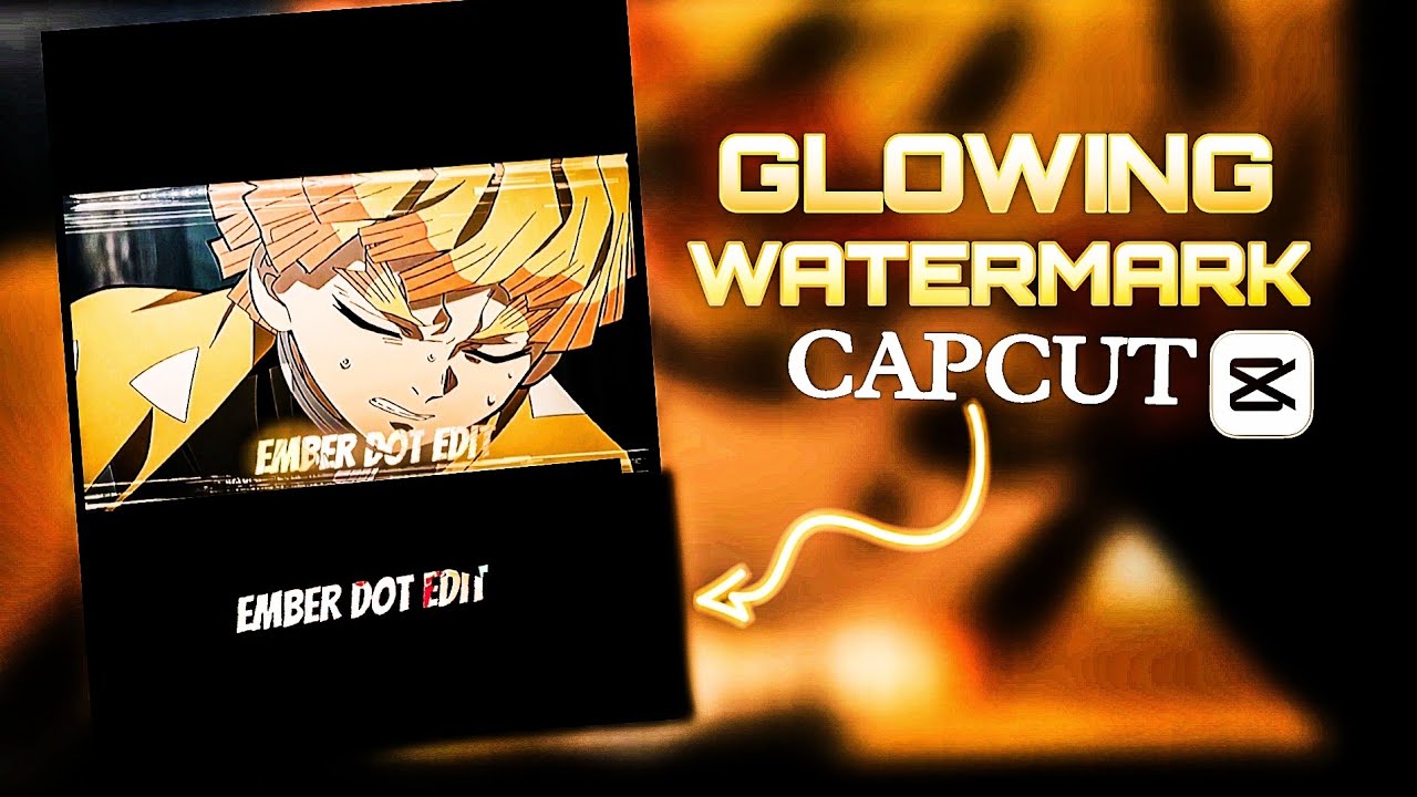 Glowing watermark Tutorial in Capcut 🔥||Instagram Trending Reels editing - YouTube