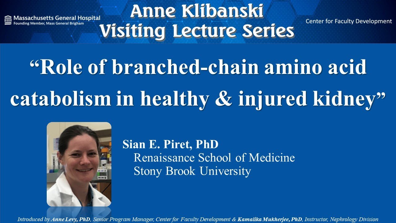 2024 Anne Klibanski Visiting Lecture Series 02 with Dr. Sian Piret ...