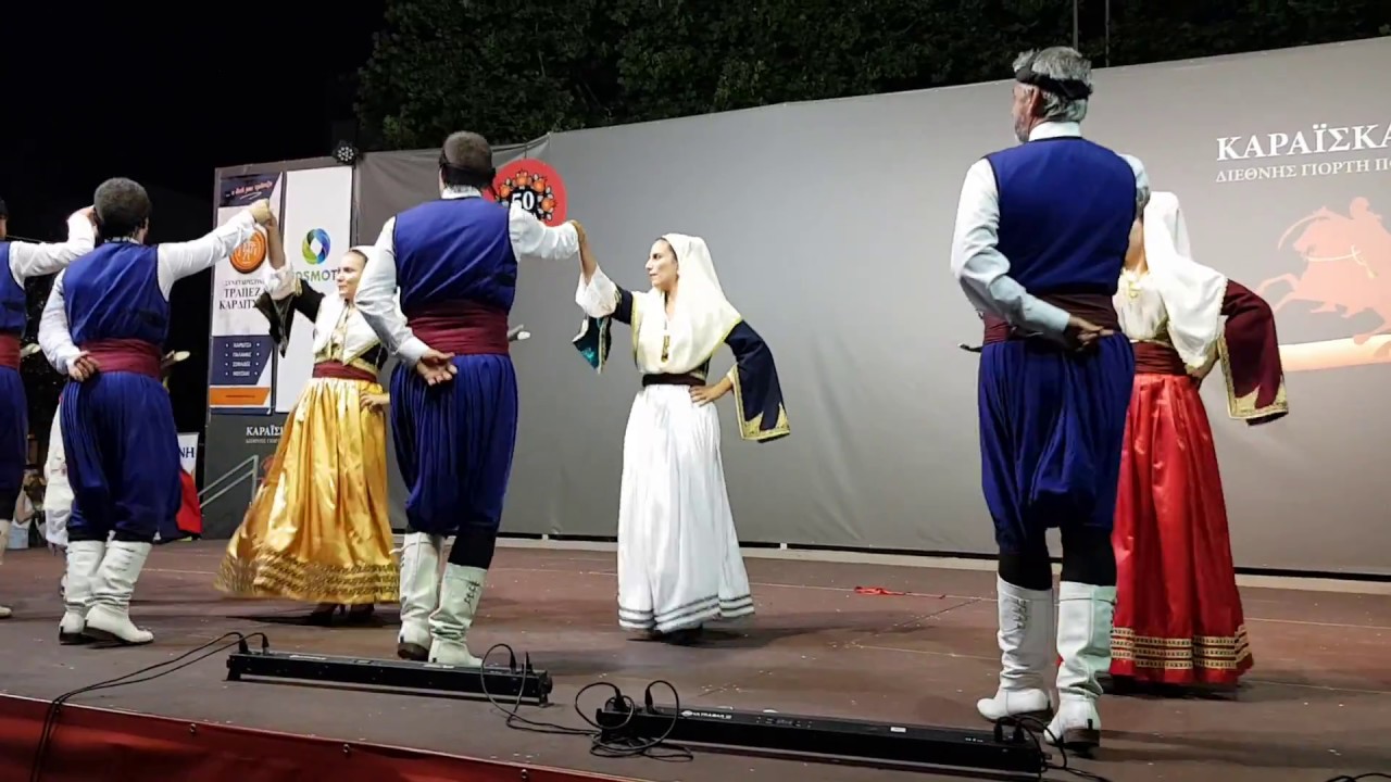 Σούστα - "Κρήτες" Κοζωνάκια 50α "Καραϊσκάκεια" στην Καρδίτσα - YouTube