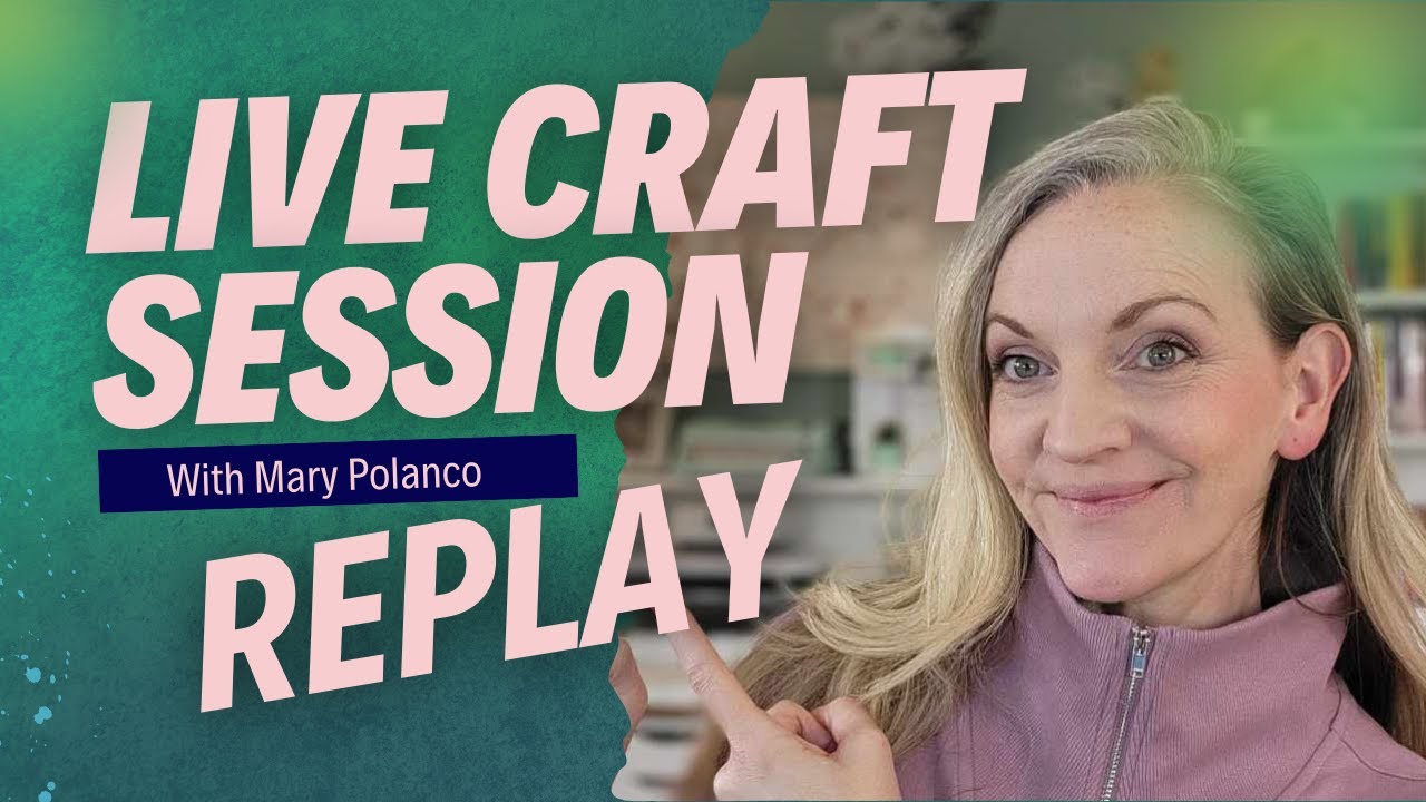 LIVE Craft Session - Watercolor Stamping - YouTube