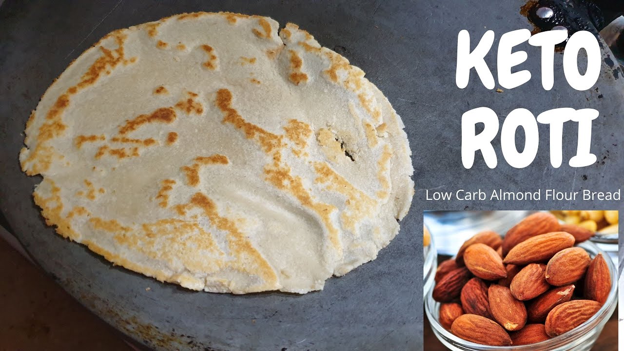 Keto Roti | Keto Chapati | Vegetarian keto roti | Almond flour Flat ...