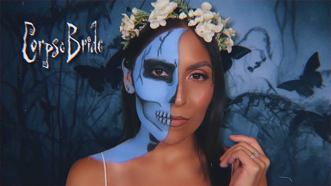 REALISTIC CORPSE BRIDE HALLOWEEN MAKEUP 🦋🪦 - YouTube