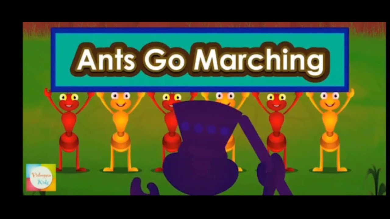 The Ants Go Marching | Nursery Rhymes & Kids Songs - YouTube