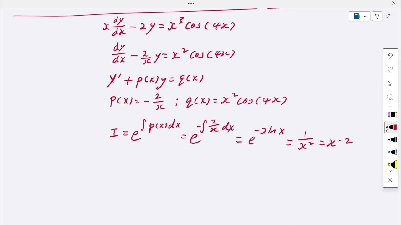 First ordinary differential equation initial value problem - YouTube