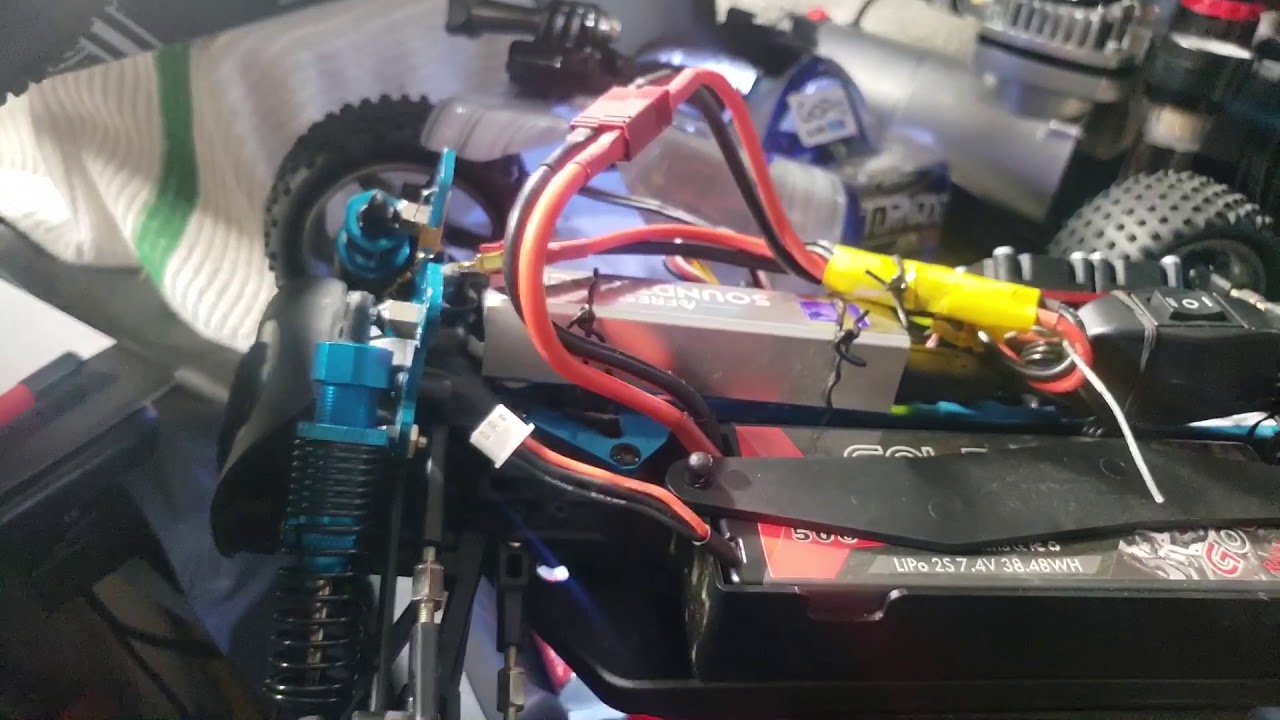 Redcat tornado epx pro 1/10 scale brushless electric rc. My mods on it ...