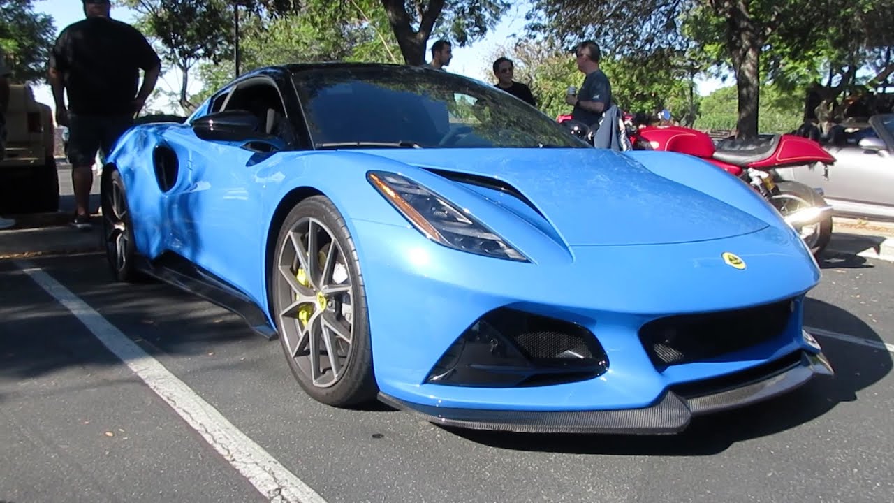 Seneca Blue CT Design Lotus Emira V6 First Edition - YouTube