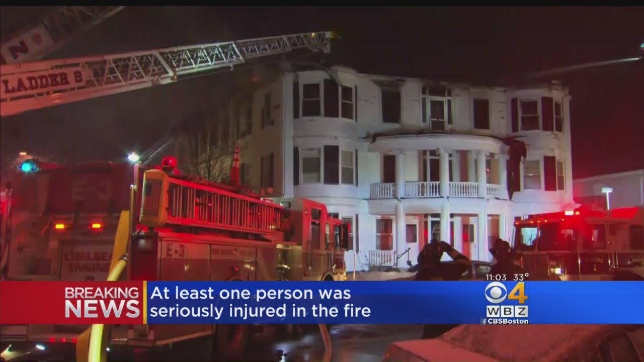 Lynn Residents Displaced After Massive Fire - YouTube