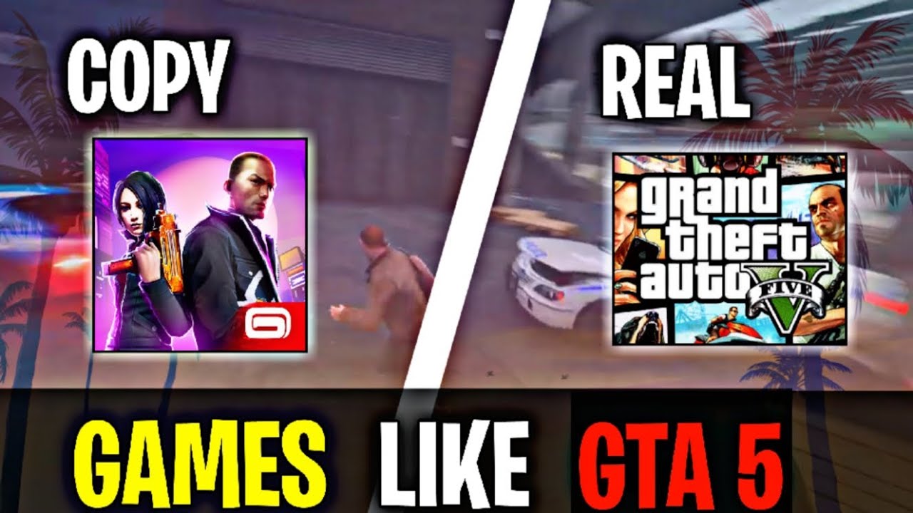 Top 5 Copy Games of GTA V For Android 😱 || Games Like GTA V ( With Link ...