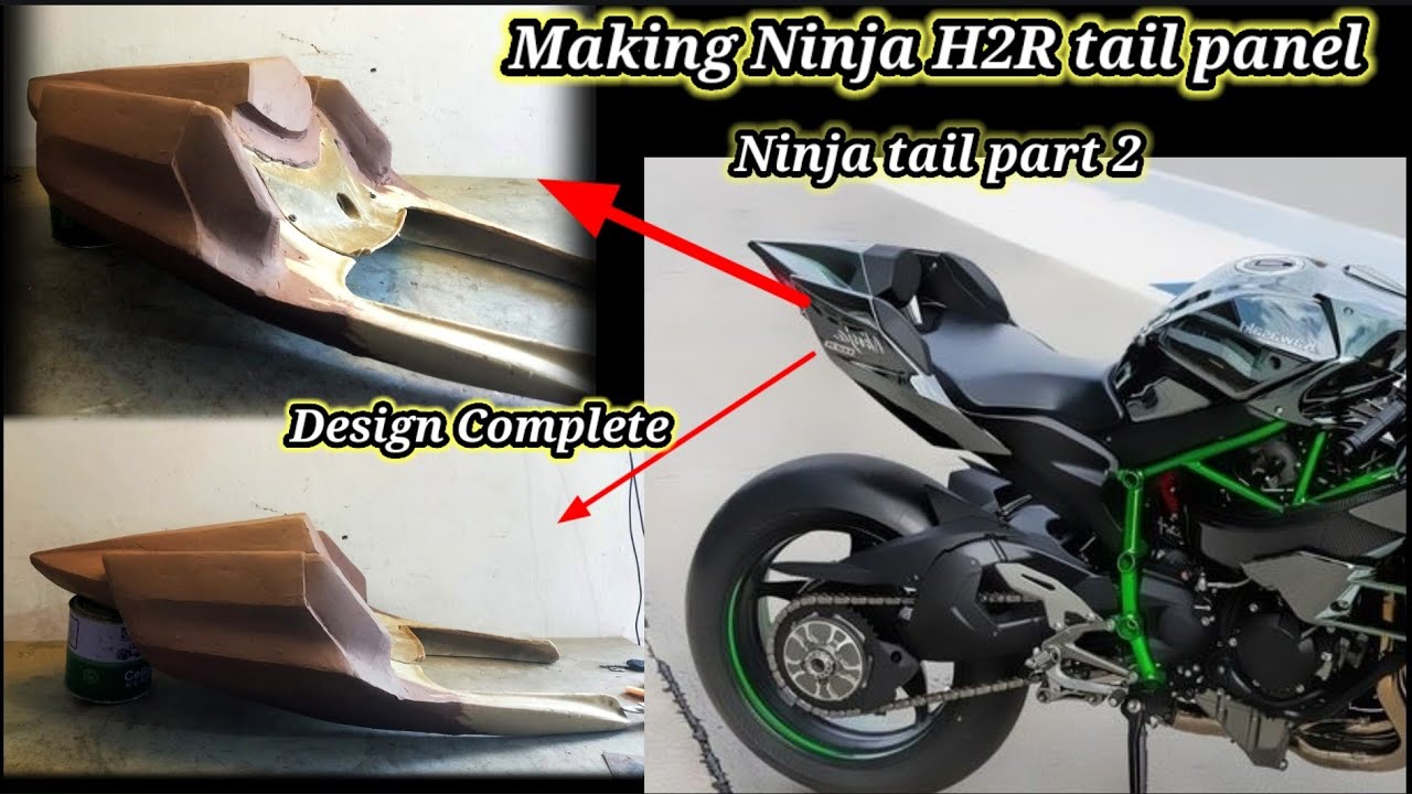 Ninja H2R tail Design Complete ||Custom made ninja H2 || Ninja Project ...