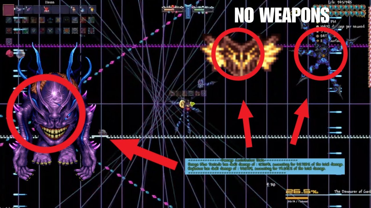 Calamity: Death DoG without weapons (13:03) - YouTube