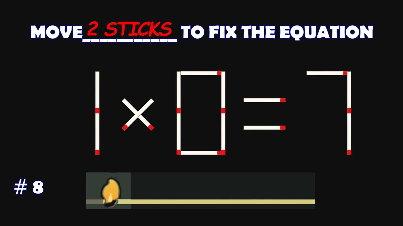 Logic Puzzles with Matchsticks- 10| Matchstick Logic Puzzles |Matchstick Puzzles with Answers ...
