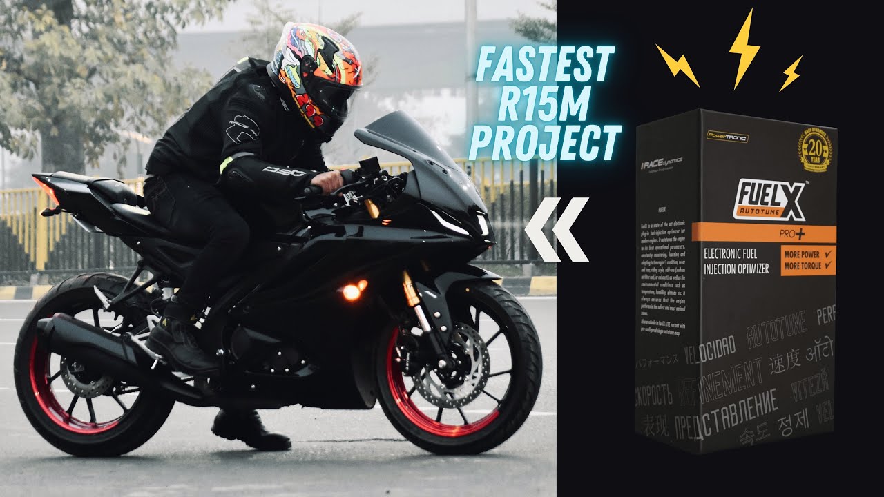 INSTALLING FUEL X PRO IN MY R15M (+5 BHP ) - YouTube