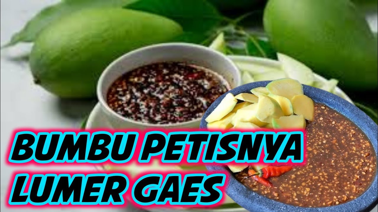 Rujak Mangga & Timun Bumbu Petis Khas Madura || Tki Saudi Rujakan - YouTube