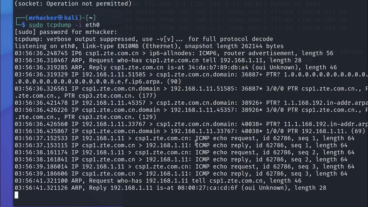 060 Network Monitoring With TCPDump - YouTube