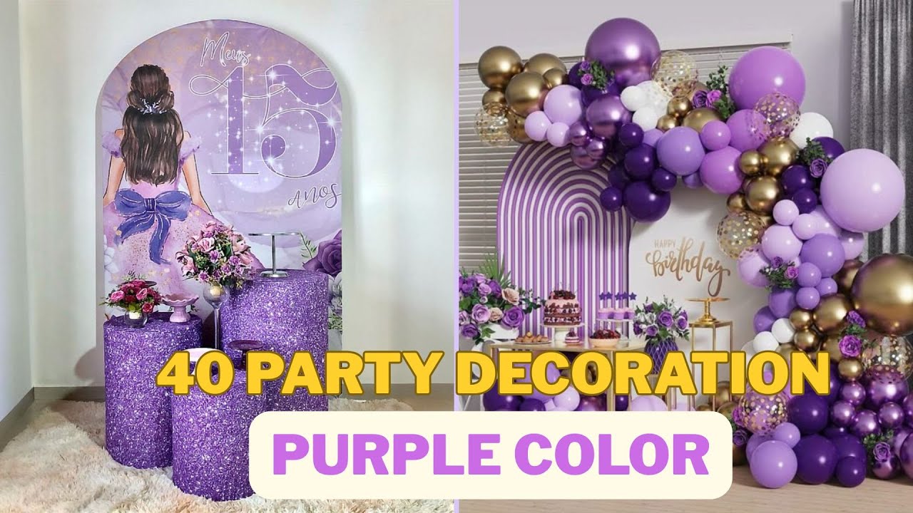 You Won’t Believe These 40 Gorgeous Lilac Party Decorations! 💜🎉#party ...