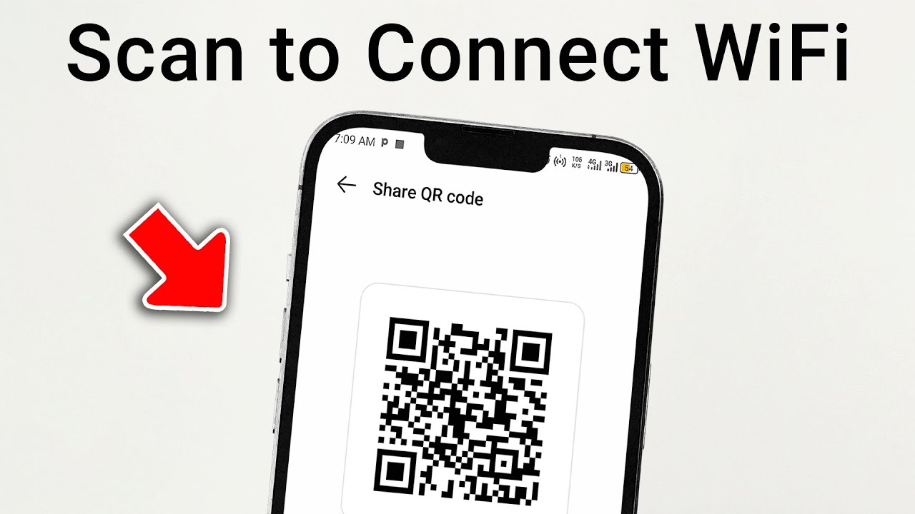 How to scan QR Code to Connect Wi Fi in mobile - YouTube