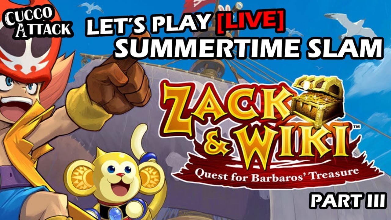 Cucco Attack - LET'S PLAY [LIVE] Zack & Wiki (Part 3) - YouTube