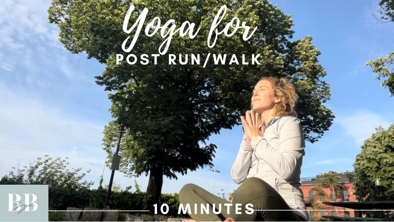 Yoga after a run/walk (10 minutes) | Balance With Babz - YouTube