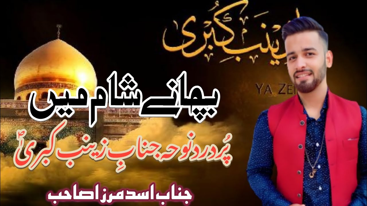 Bachane Sham Mein | Purdard noha | Janab e Zainabص | Janab Asad Mirza ...