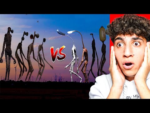 TÜM SİREN KAFA SAVAŞLARI ANİMASYON !! (Siren Head Animation)