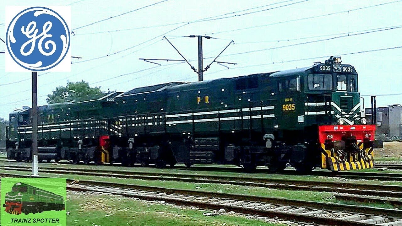 A Couple of Pakistan Railways GE ES43ACi | GEVO | Roars away from ...