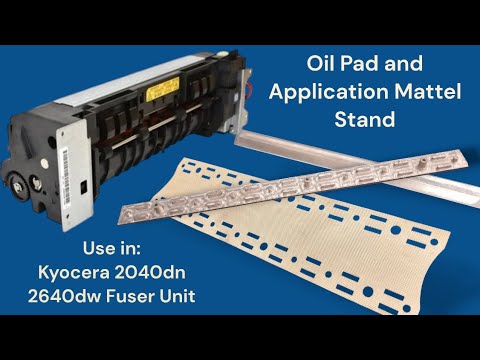 Fuser Oil Pad Application Mattel Stand #kyocera #teflon #fuser #fixing ...