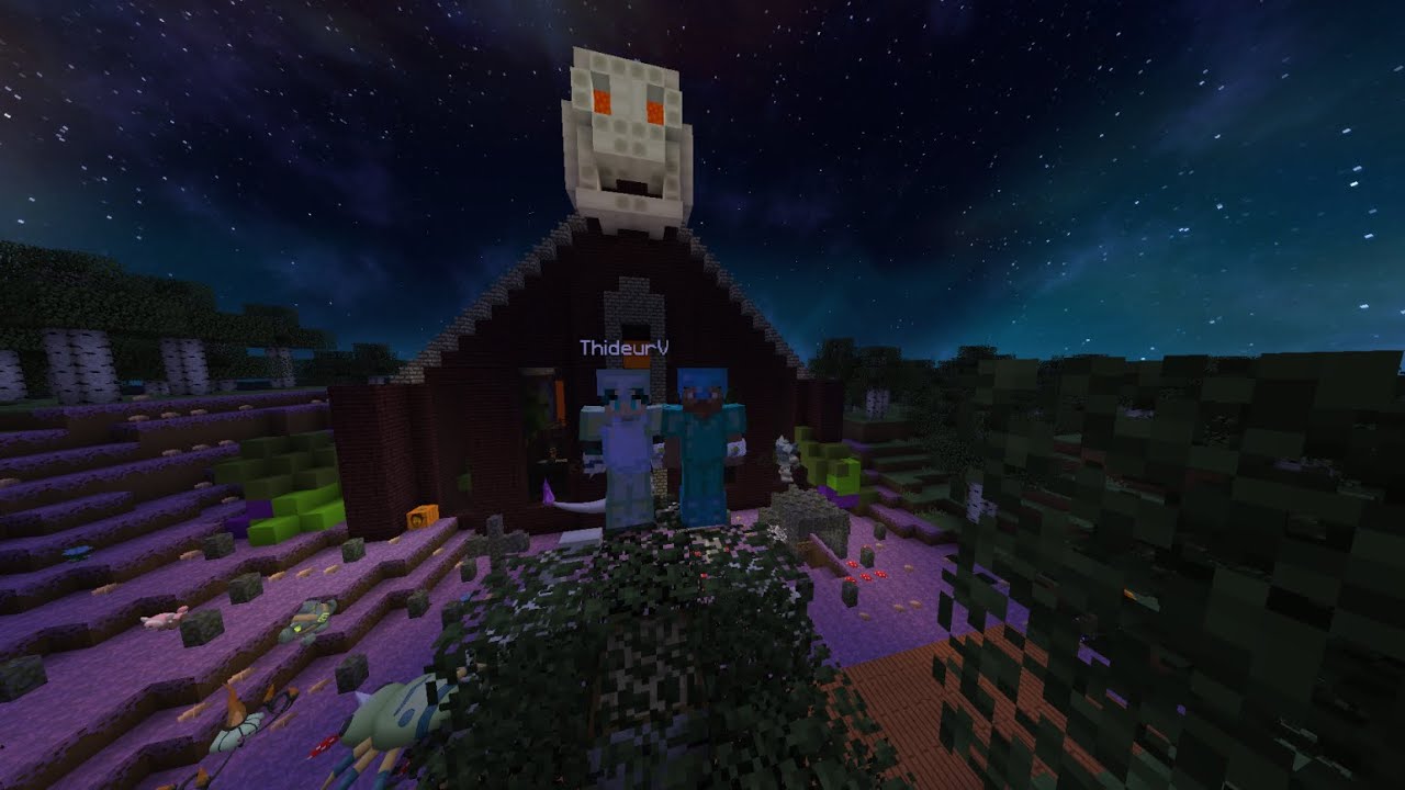 Halloween sur Pixelmon Ultra, présentation du Build - YouTube