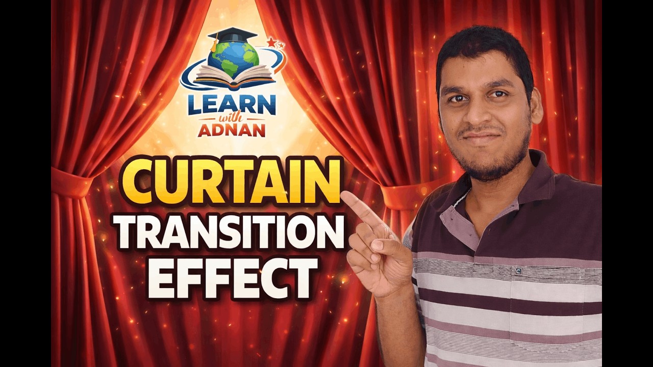 Team Engagement- Curtain Transition Effect In Powerpoint - YouTube