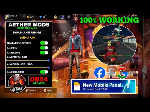 OB54 FREE FIRE MOD MENU | UNLIMITEDMATCH PLAY |ALL SERVERS |FF MODMENU APK 2026 ✅
