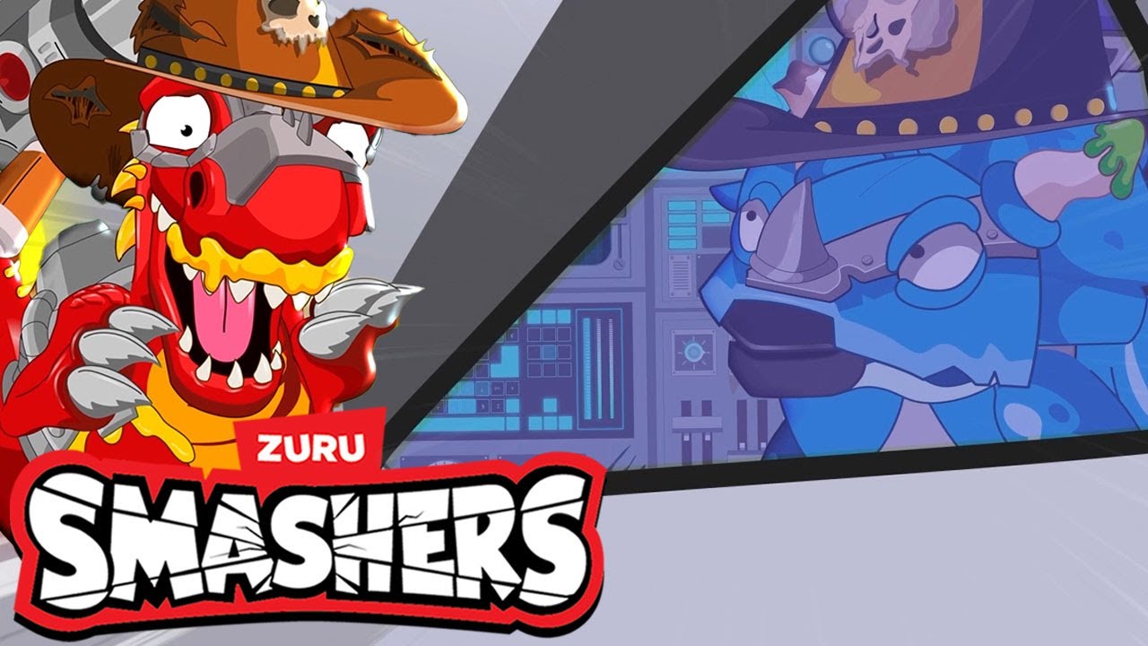 Chomp Gets His Revenge On Dino Island + More | Smashers | Cartoons for ...