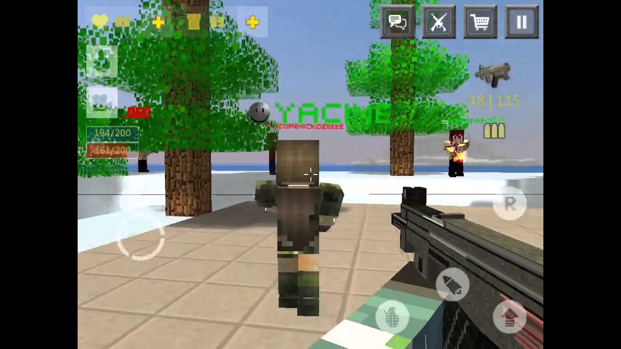 [Block Force - Pixel Style Gun Shooter Game] Block Force Glitch - YouTube