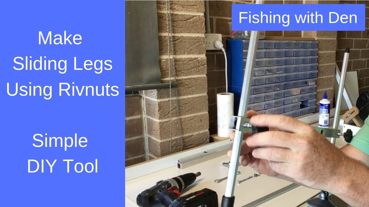 Make Sliding Legs Using Threaded Inserts - Simple DIY Tool - YouTube