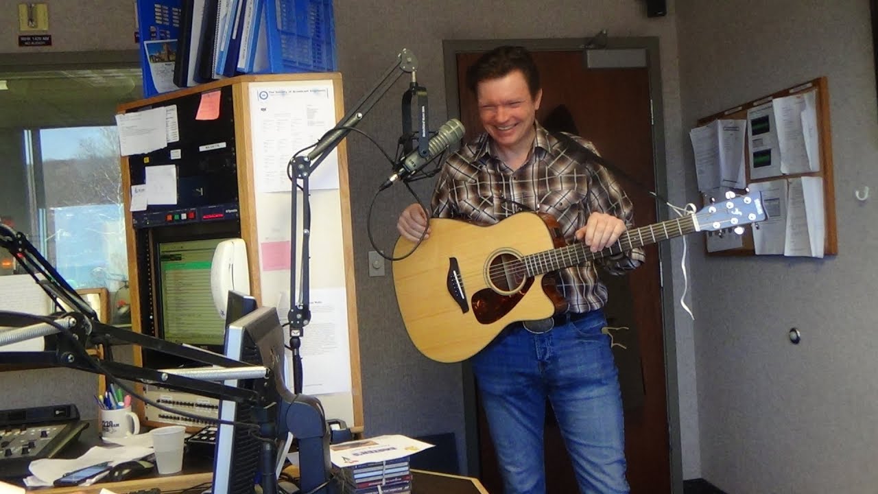 Irish singer James Kilbane visited the radio studio of WHK, 1420 am ...