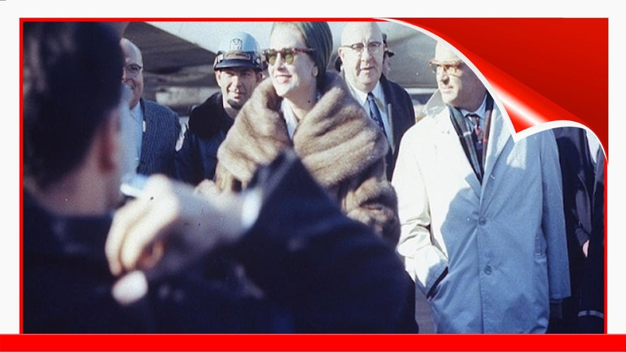 Captured Color Photographs Capture Princess Grace During A Visit To New ...