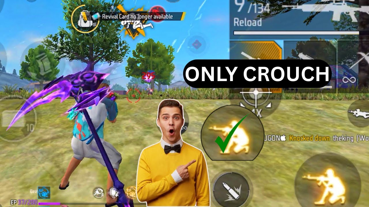 I Have To Do The Crouch Only Challenge In Solo Vs Squads For 5,000 ...
