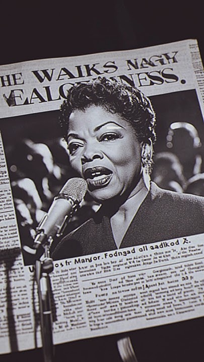 Maya Angelou: Voice of Freedom and Resilience #advocateforchange # ...