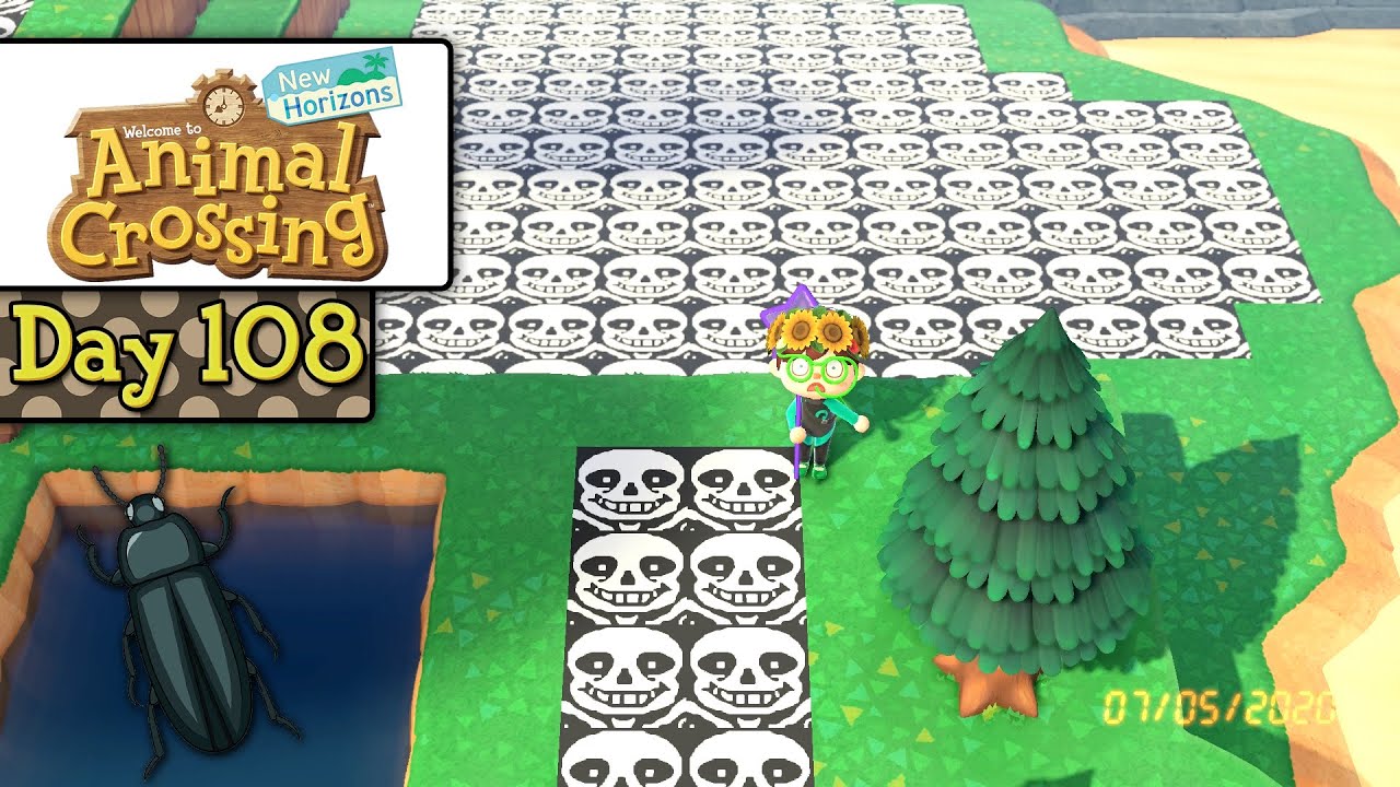 Animal Crossing: New Horizons - Day 108 - Removing sans! - YouTube