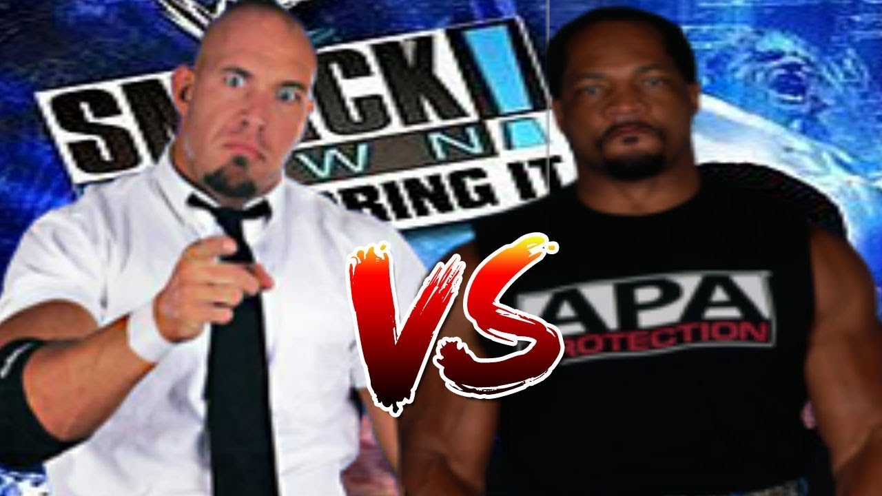 WWF Smackdown Just Bring It Bull Buchanan CAW vs Faarooq - YouTube