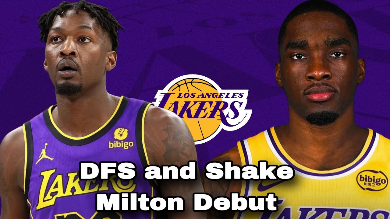 What We Saw In DFS & Shake Milton's Lakers Debut - YouTube