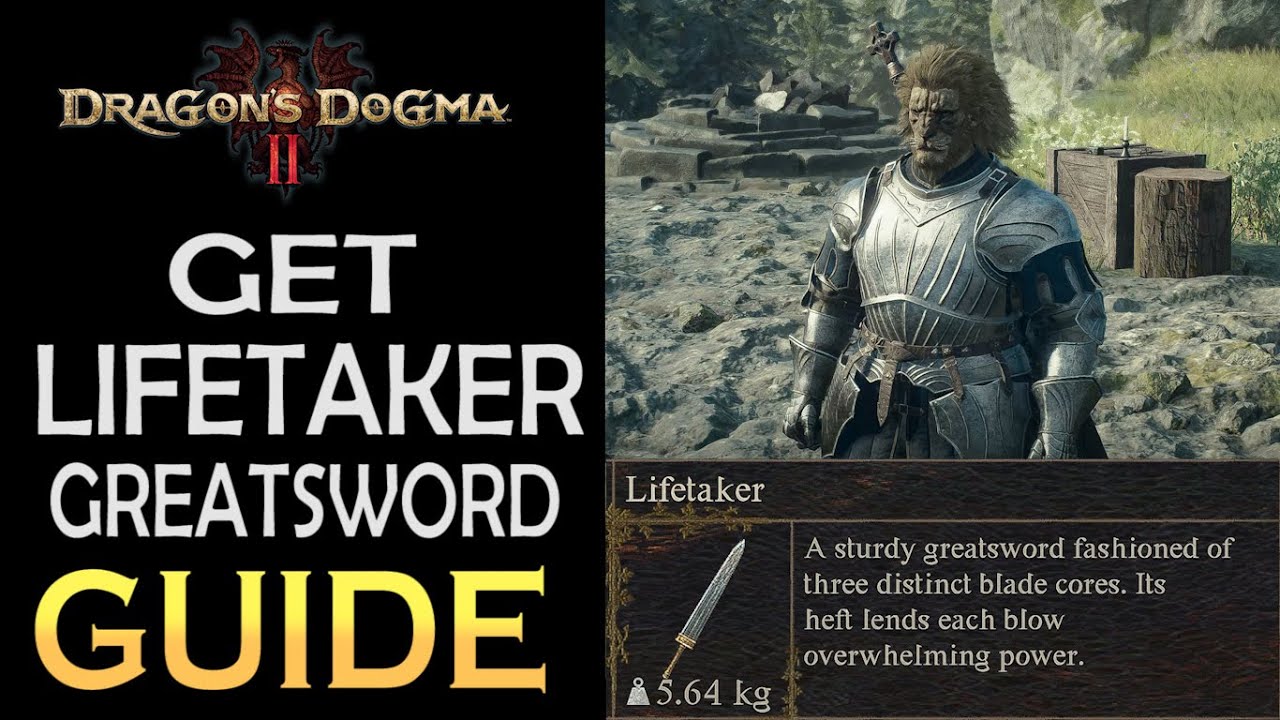 DRAGON'S DOGMA 2 PS5 | How to Get Lifetaker GreatSword (Claw Them Into ...