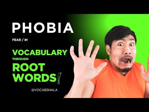 Root Word: PHOBIA | Most Important words for SSC CGL 2026 | Words ...