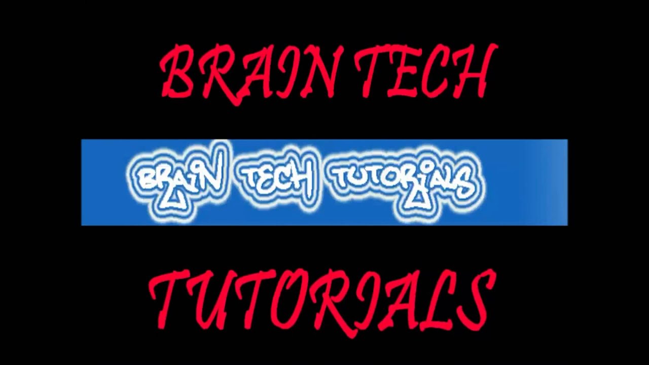 Intro Brain Tech tutorials - YouTube