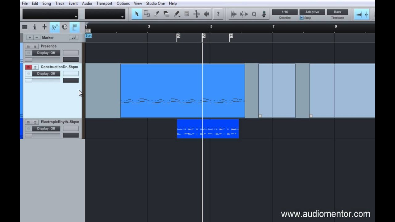 Presonus Studio One Basic Shortcuts - YouTube