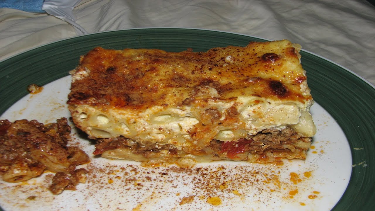Pastichio Pastitsio Greek lasagna - cooking with agent96 E#2 - YouTube