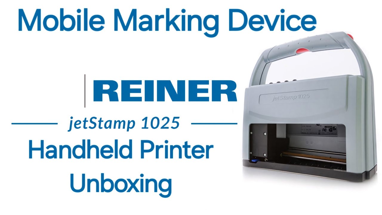 REINER Handheld Inkjet Printer JETSTAMP 1025 || Mobile Marking Device ...