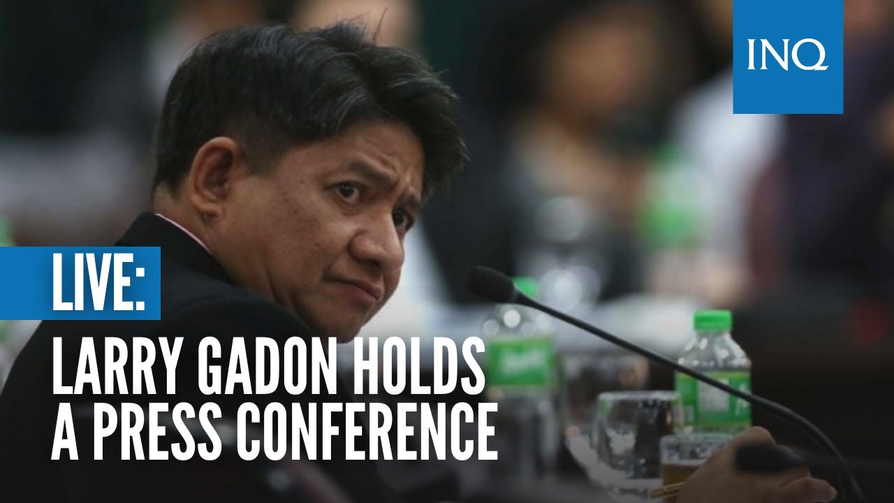 LIVE: Larry Gadon holds a press conference - YouTube