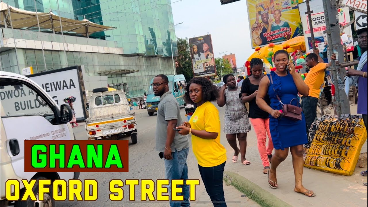 ️😍MOST POPULAR STREET IN AFRICA, Osu Oxford Street, Accra - Ghana || Walking Tour - YouTube